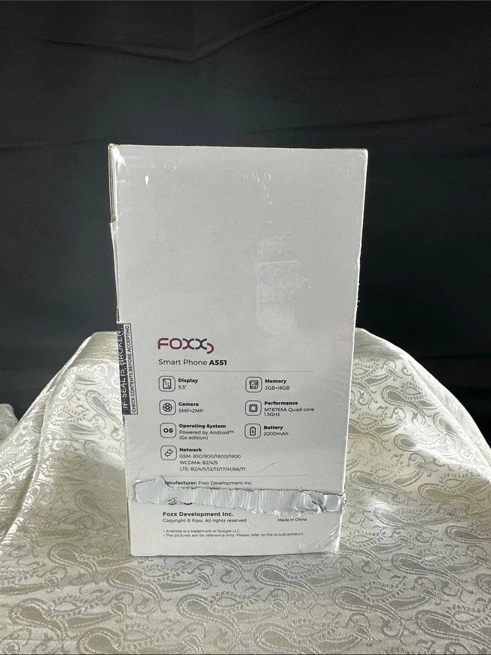 Fox | Cell Phones & Accessories | Foxx Gray Smartphone Model A55 | Poshmark
